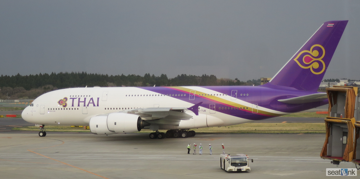 Thai Airways Airbus A380 Seat Map - SeatLink